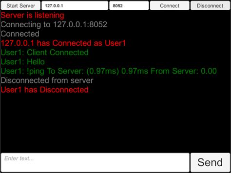 unity tcp socket example unitylist
