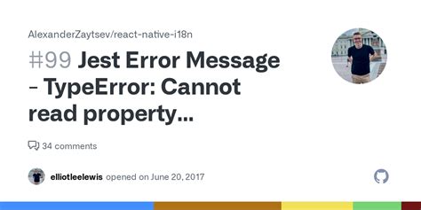 jest error message typeerror cannot read property languages of