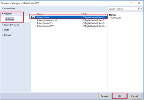 create wpf application using xamarin forms