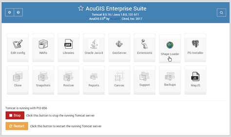 acugis suite docs postgresql
