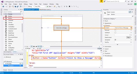 c wpf tutorial create first wpf desktop application