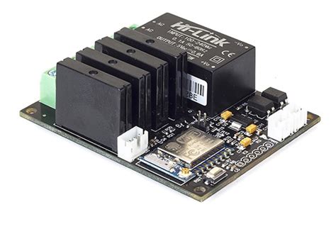 iot wifi board with smps and ssr 4 output and 2 input