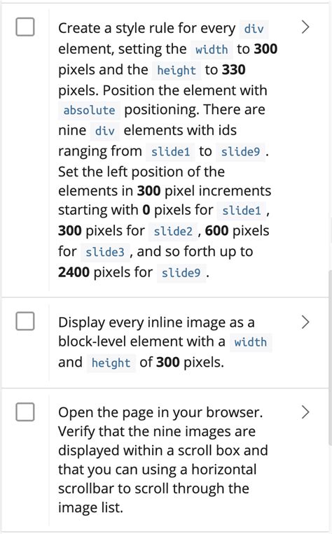 solved you can use the css positioning and overflow styles