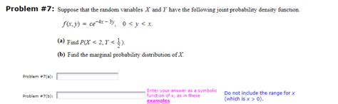 solved problem 7 suppose that the random variables x an