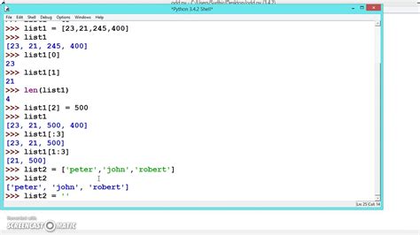 lists introductions in python application programming 17cs664 youtube