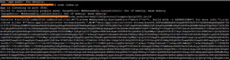failed to asynchronously prepare wasm rangeerror webassembly