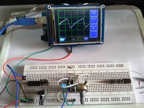 oscilloscope using the sainsmart mega2560 arduino electronics