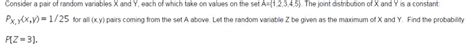 solved consider a pair of random variables x and y each