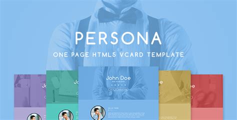 persona responsive html5 vcard template swiftideas themes