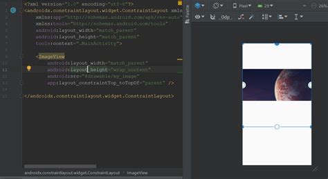 in android imageview wrap content does not work stack overflow