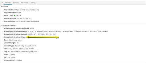 javascript ajax fails to set cookies on browser after