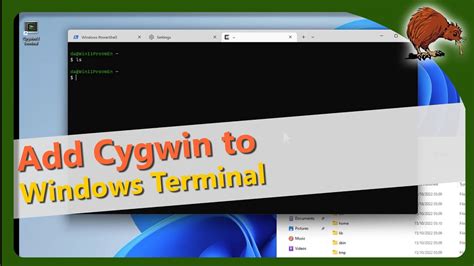 add cygwin to windows terminal youtube