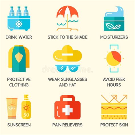 Sun Safety Stock Illustrations 17 425 Sun Safety Stock Illustrations