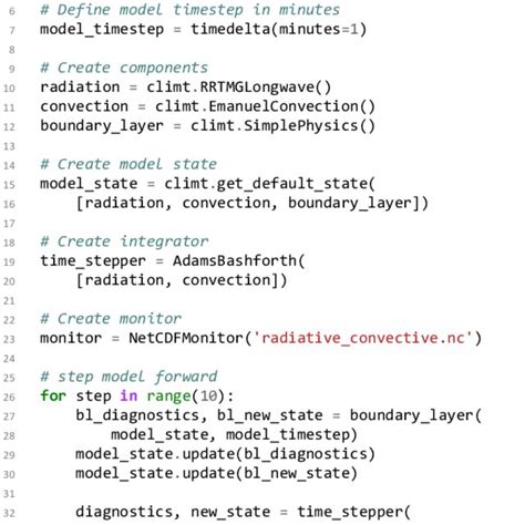 a python script which creates an idealized moist atmospheric general