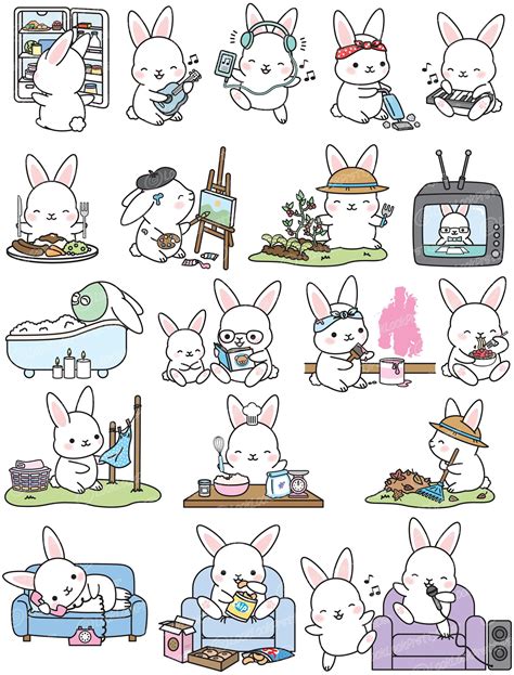 Kawaii Bunny Cute Bunny Adorable Bunnies Bunny Room Bunny Art