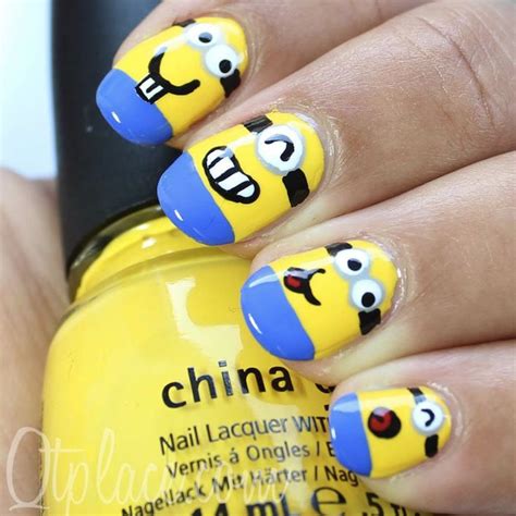 20 Most Adorable Despicable Me Minions Nail Art Designs J Nails