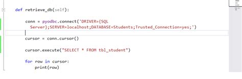 mysql beginner python issue pyodbc connection stack