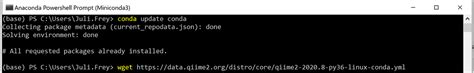 error when trying to install qiime specnotfound invalid