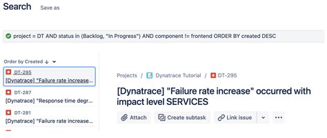 jira dynatrace issue tutorial atlassian