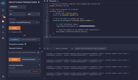 javascript solidity error invalid number value even when using