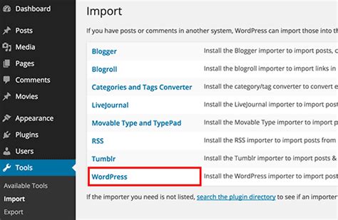 how to import and export custom post types in wordpress