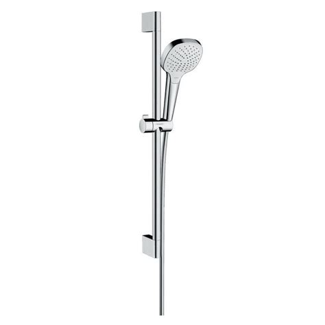 Set De Douche 3 Jets Blanc Et Chromé Myselect E Vario 26729400