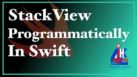 basic create stackview programmatically with swift 5 2 youtube