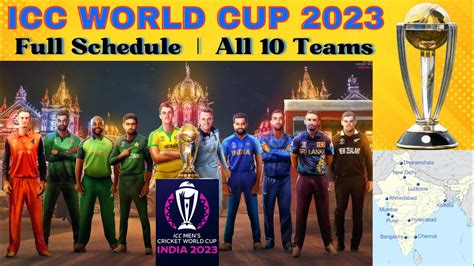Icc 2023 Cricket World Cup Schedule Full Fixtures Venues And More