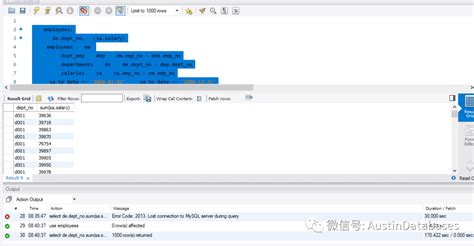 mysql 复杂查询超时连接 lost error 与 错别字 文章详情