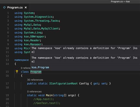 the namespace namespace already contains a definition for controller