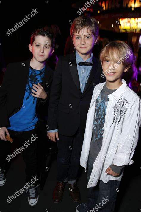 Andrew Astor Ty Simpkins Tyler Griffin Redaktionelles Stockfoto