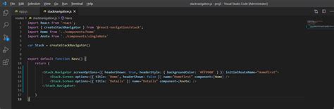 how to hide the header from tab navigation bottom tabs in react