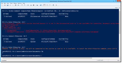 Powershell Disconnected Remote Sessions 4sysops