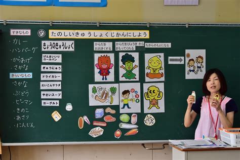 食育指導 1年生 磐田市立豊田北部小学校