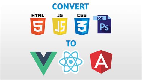 convert your psd to html css js or angular react vue by medmalek