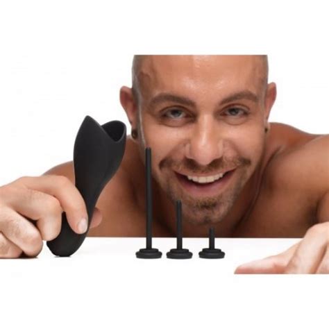 Trinity 10 Function Vibrating Penis Head Teaser With Urethral Sounds