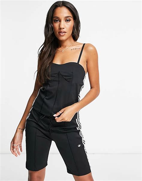 Adidas Originals Corset Top In Black Asos