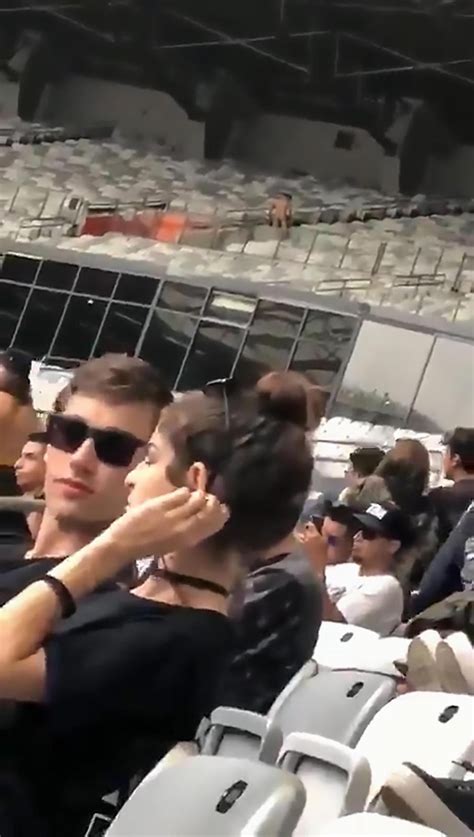 Naked Couple Filmed Having Sex In The Stands Of A Football Stadium