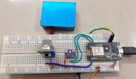 iot based air pollution quality monitoring with esp8266