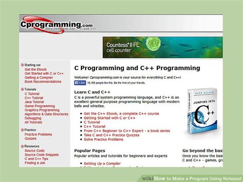 how to make a program using notepad 3 steps with pictures