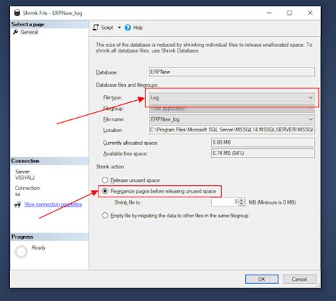 better ways to shrink database in sql server