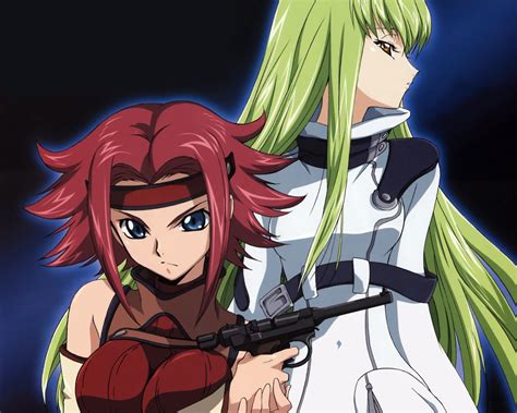 Download C C Code Geass Kallen Kōzuki Anime Code Geass Hd Wallpaper