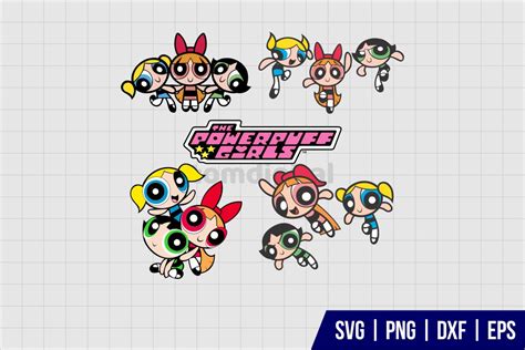 Powerpuff Girls Svg Bundle Gravectory