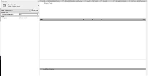 solved electrical panel schedule is blank autodesk