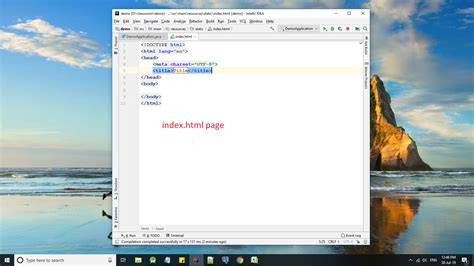 how to display welcome message on spring boot project