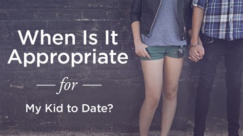 What Is Appropriate Age To Start Dating Telegraph