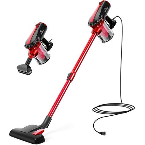 Moosoo Lightweight Corded Stick Vacuum 2 In 1 Handheld Vacuum D600