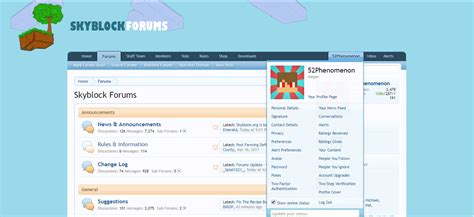 skyblock official site skyblock