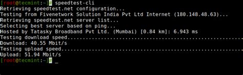 how to test your internet speed bidirectionally from command line using