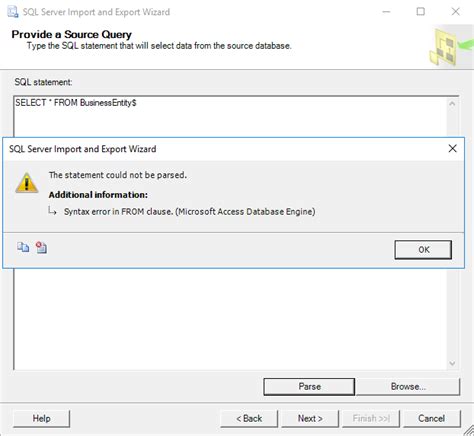 how to import data from an excel file to a sql server database